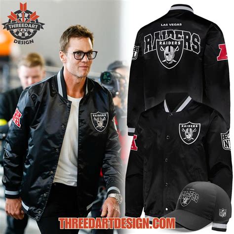 Tom Brady X Las Vegas Raiders Jacket Threedartdesign