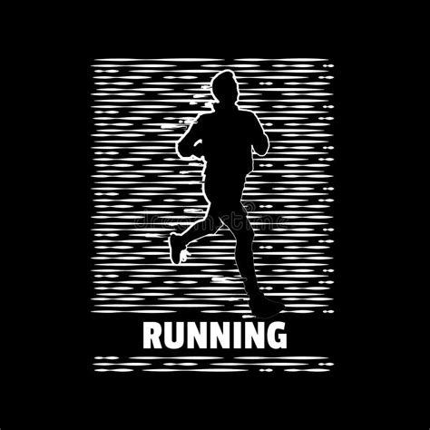 Illustration Running Design Vector Isolated Stock Vector Illustration