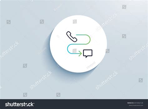 Reroute Traditional Phone Call Stock Vector Royalty Free Shutterstock
