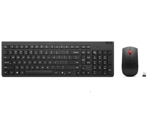 Combo De Teclado Y Mouse Inalámbrico Lenovo Essential Gen 2 Negro