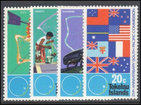 Tokelau 1972 25th Anniv Of South Pacific Commission Unmounted Mint