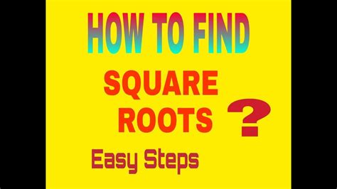 How To Find Square Root By Prime Factorisation Method Youtube