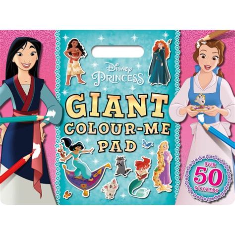 Disney Princess Giant Colour Me Pad