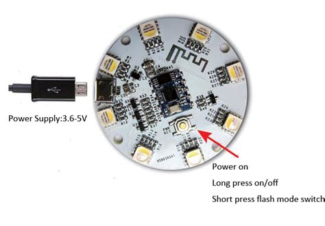 Dc 3 6 5v Led Light Control Module Bluetooth Compatible Rgb Lamp