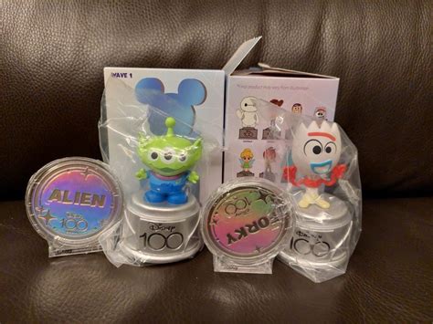 Cpcm Disney 100 Trophy Wave 1 And Wave 2 Elsa Olaf Alien Pooh Eeyore Tigger Forky Buzz Chip Dale