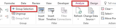 Pivot Table Group Dates By Years Months Etc Excel Unlocked