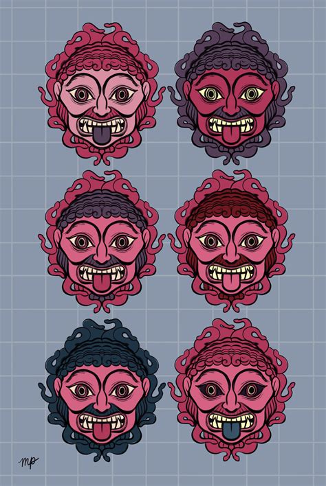 The Head Of A Gorgon Is An Apotropaic Symbol In Greek Art Meant To Protect The Wearer From Evil