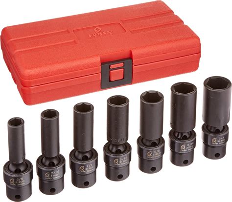 Sunex International 3656 38 Drive Fractional 6 Point Deep Universal