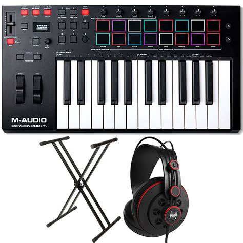 M Audio Oxygen Pro 25 25 Key Usb Midi Controller Keyboard W Reverb