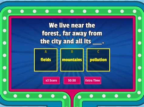 english code unit 3 and unit 5 vocabulary game quiz gameshow quiz