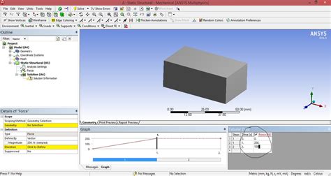 How Can I Apply Two Different Loads One After Other One With Ansys