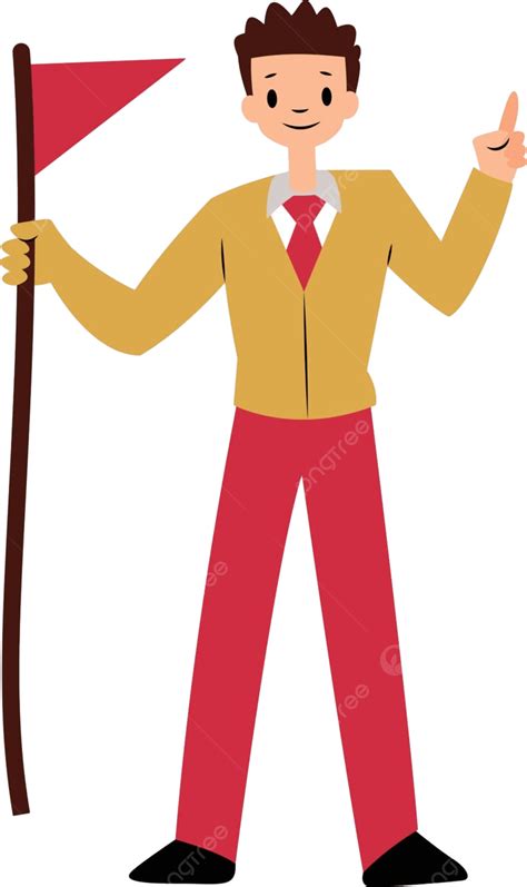 Tour Guide Cartoon Character Woman Tour Guide Vector Illustration