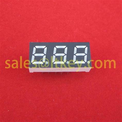 025 Inch 3 Digits 7 Segment Led Display Buy 025 Inch 7 Segment