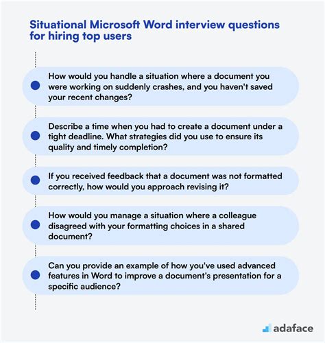 60 Ms Word Interview Questions Adaface