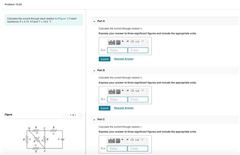 Solved Problem Calculate The Current Through Each Chegg