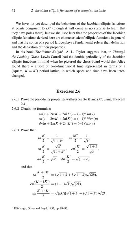 Elliptic Functions Cambridge Elliptic Functions Cambridge
