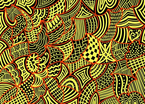 Contrast Pattern Abstract Yellow Texture Background Pattern Hit Color Ornamentation