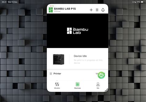 It Would Be Nice To Have An Ipad Version Of Bambu Handy Feature