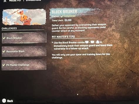 Melee Pit Glitch R Horizonforbiddenwest