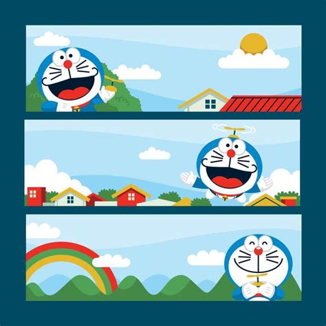 Doraemon Background Vector Art Icons And Graphics For Free Download