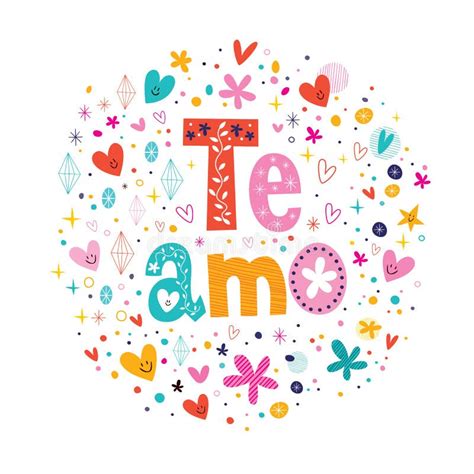 Te Amo Stock Illustrations 261 Te Amo Stock Illustrations Vectors