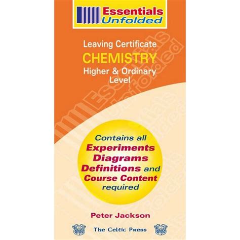 Essentials Unfolded Leaving Cert Chemistry Abc Books