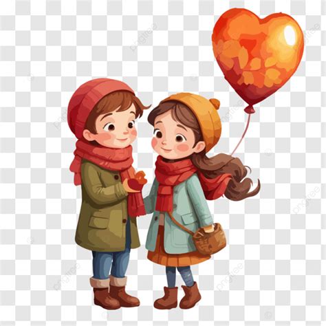 Cute Girl Boy Cartoon Couple Cute Girl Amp Boy Cartoon Png