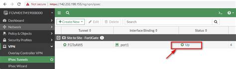 10 6 Site To Site Vpn Between Fortigate On Premise And Fortigate In The Aws Fortigate Firewall