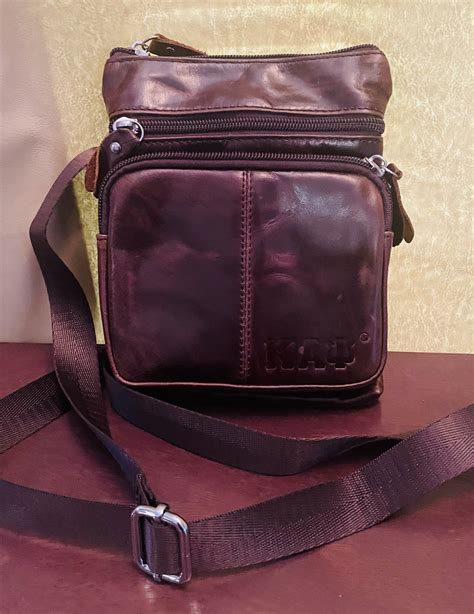 Kappa Alpha Psi Leather Crossbody Bag Etsy