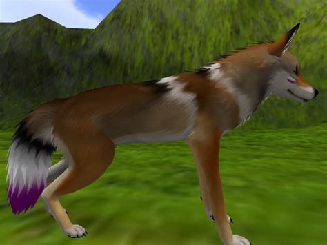 Second Life Marketplace Nms Junk And Stuff Asexual Pride Markings Fox