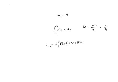 solved use riemann sums to calculate the following integrals i ∫ 2