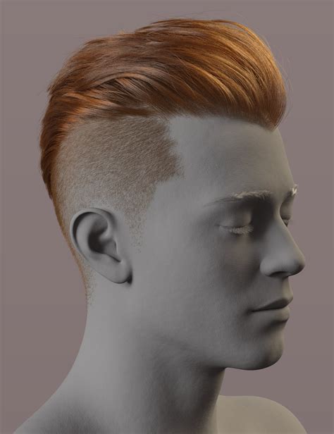 Hs Max Slick Hair For Genesis 9 8 And 81 Males Daz 3d