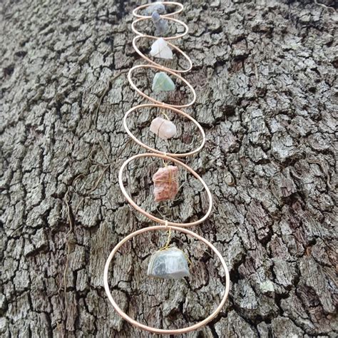 Wall Decor 7 Charka Healing Stones Raw Crystal Wall Hanging Ornament Poshmark
