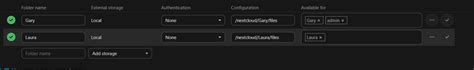 omv 6 nextcloud external storage write permissions issue r