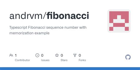 Github Andrvm Fibonacci Typescript Fibonacci Sequence Number With Memorization Example