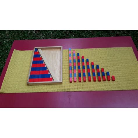 Jual Small Numerical Rods Montessori Material Shopee Indonesia