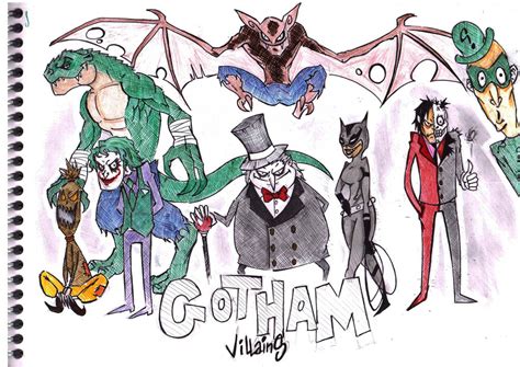 Gotham Villains By Achraflaw On Deviantart