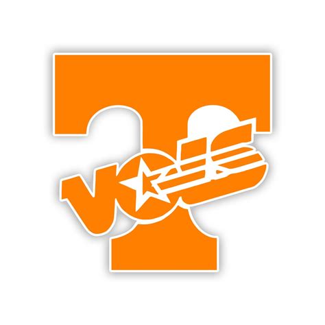 Tennessee Volunteers Logo Full Color Vinyl Decal For Car Door Windows