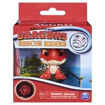 Dreamworks Dragons Rescue Riders Aggro Collectible 3 Inch Mini Dragon