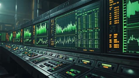 Advanced Financial Data Monitoring In A Secure Control Room For Investment Analysis Generative