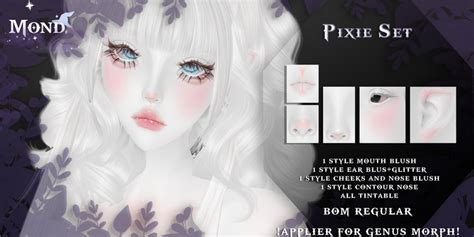 Second Life Marketplace [mond]pixie Set Bom Regular For Genus Unpack