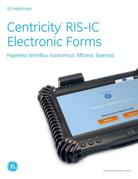 Centricity Ris Ic Electronic Forms Pdf
