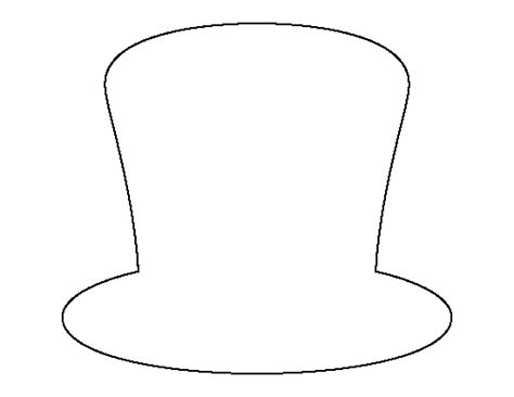 Magic Hat Pattern Use The Printable Outline For Crafts Creating