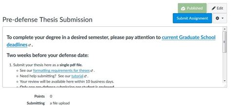 How To Submit An Assignment To Canvas Graduate School Newsblog