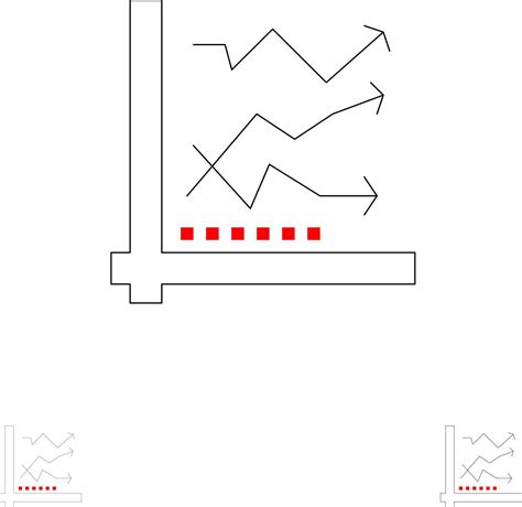 Graph Analysis Analytic Analytics Chart Data Bold And Thin Black Line