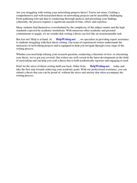 Networking Projects Thesis Pdf Computer Network 4 G