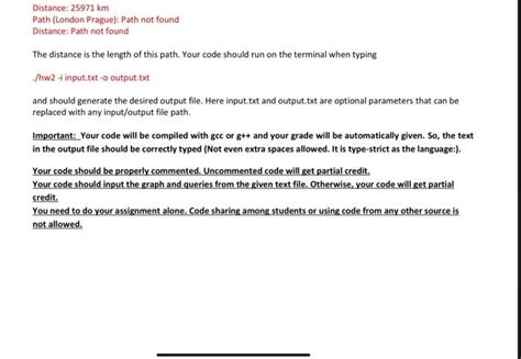 Solved Write A C Program Using The Graph Below To Find And