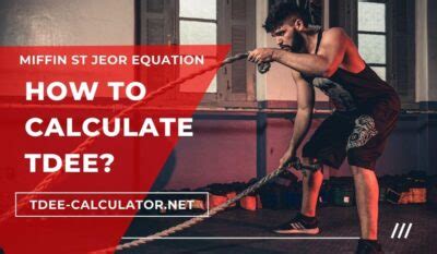 How To Calculate BMR And TDEE Using Miffin St Jeor Equation TDEE Calculator