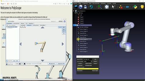 robodk polyscope ejecutar programa en directo youtube