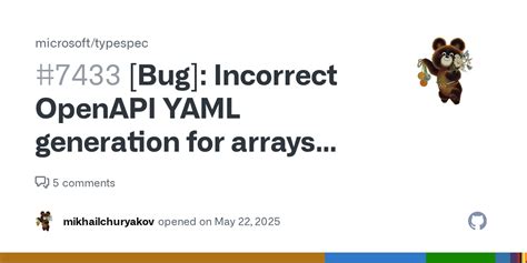 Bug Incorrect Openapi Yaml Generation For Arrays With Nullable Values · Issue 7433